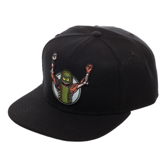 Bioworld | Accessories | Pickle Rick Rick And Morty Snapback Hat ...